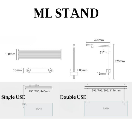 WEEK AQUA NEW M Series M300 M400 M450 M600 M800 M900 M1200 PRO RGB+UVA ...