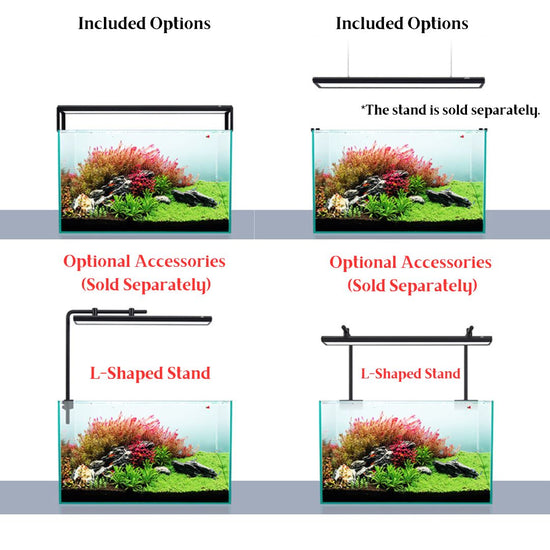 WEEK AQUA NEW L Series L600 L900 L1200 PRO RGB+UVA Aquarium Lightning ...